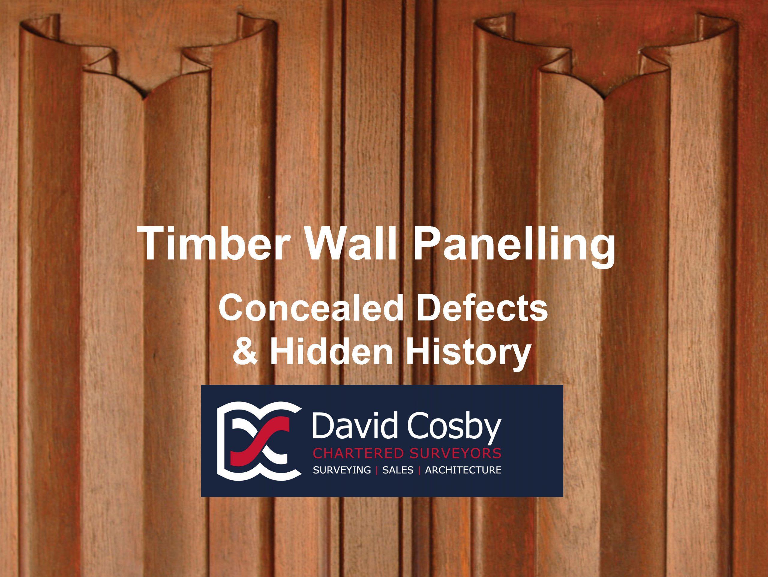 Timber Wall Panelling - David Cosby Chartered Surveyors & Estate Agents