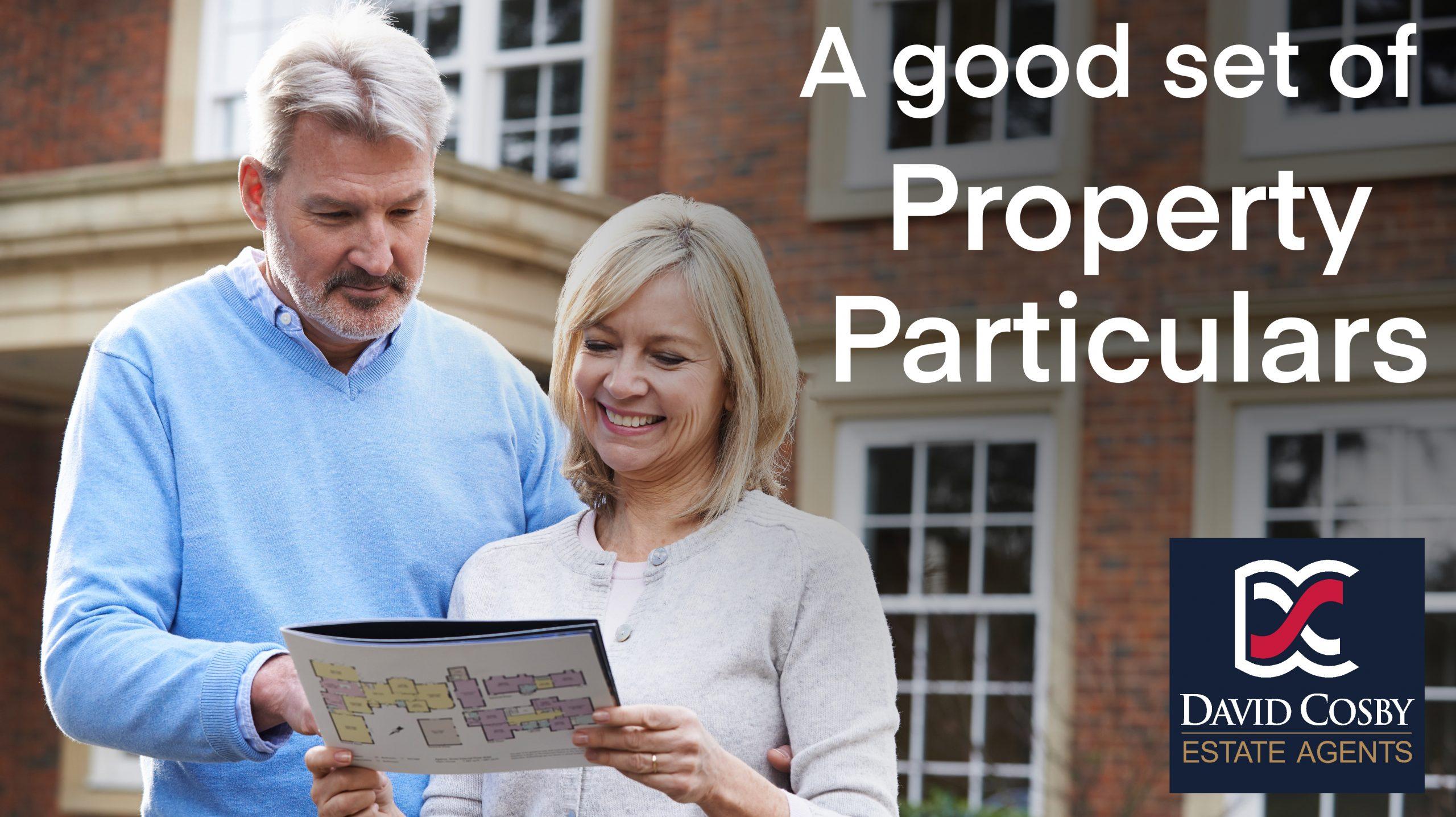 Property Particulars - David Cosby Estate Agents
